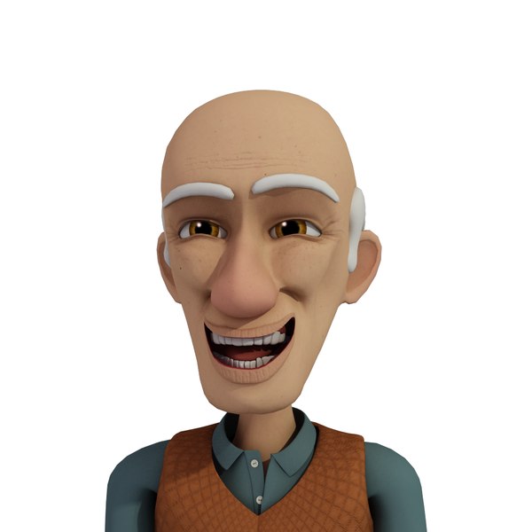 Man character grandfather model - TurboSquid 1463008