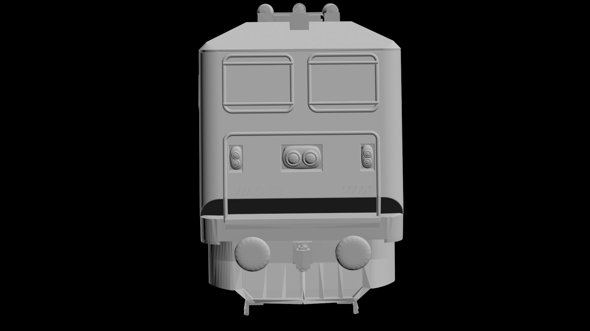 3D Alstoms WAG Locomotive 9000Hp Train - TurboSquid 2013374