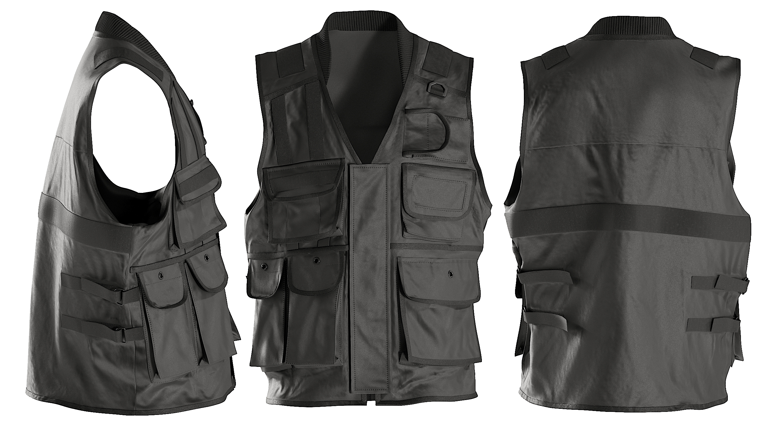 3D realistic vests 5 collections - TurboSquid 1707079