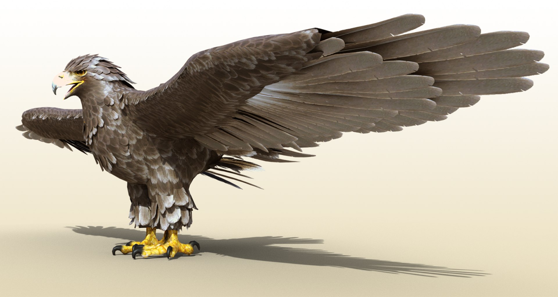 3D Golden Eagle Realistic Rigged Model - TurboSquid 2016486
