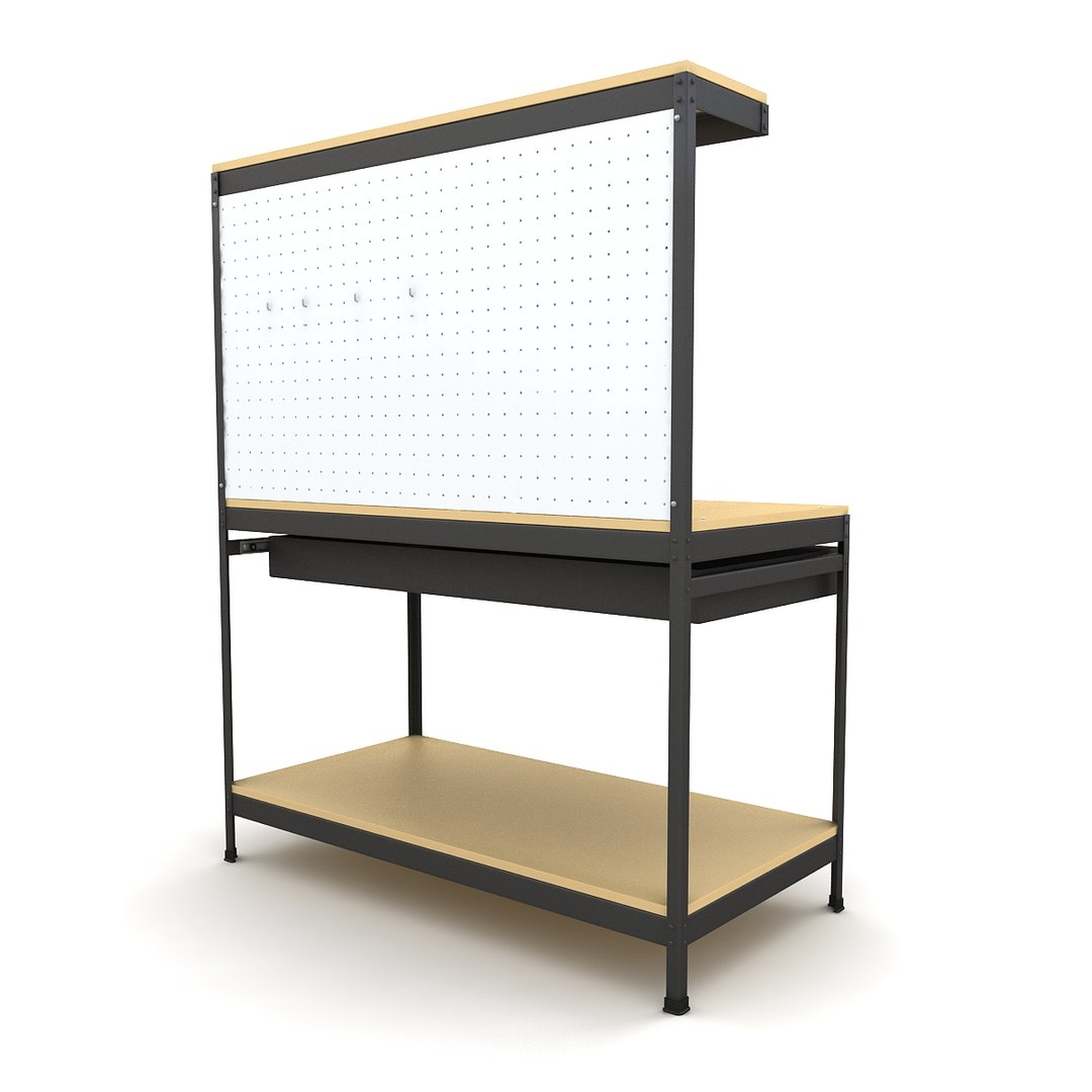 Workbench Garage Workshop 3d Max