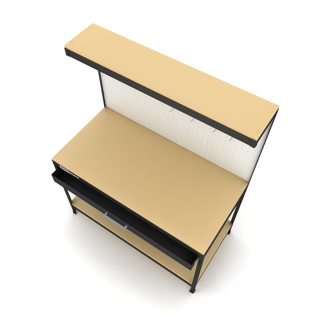 Workbench Garage Workshop 3d Max