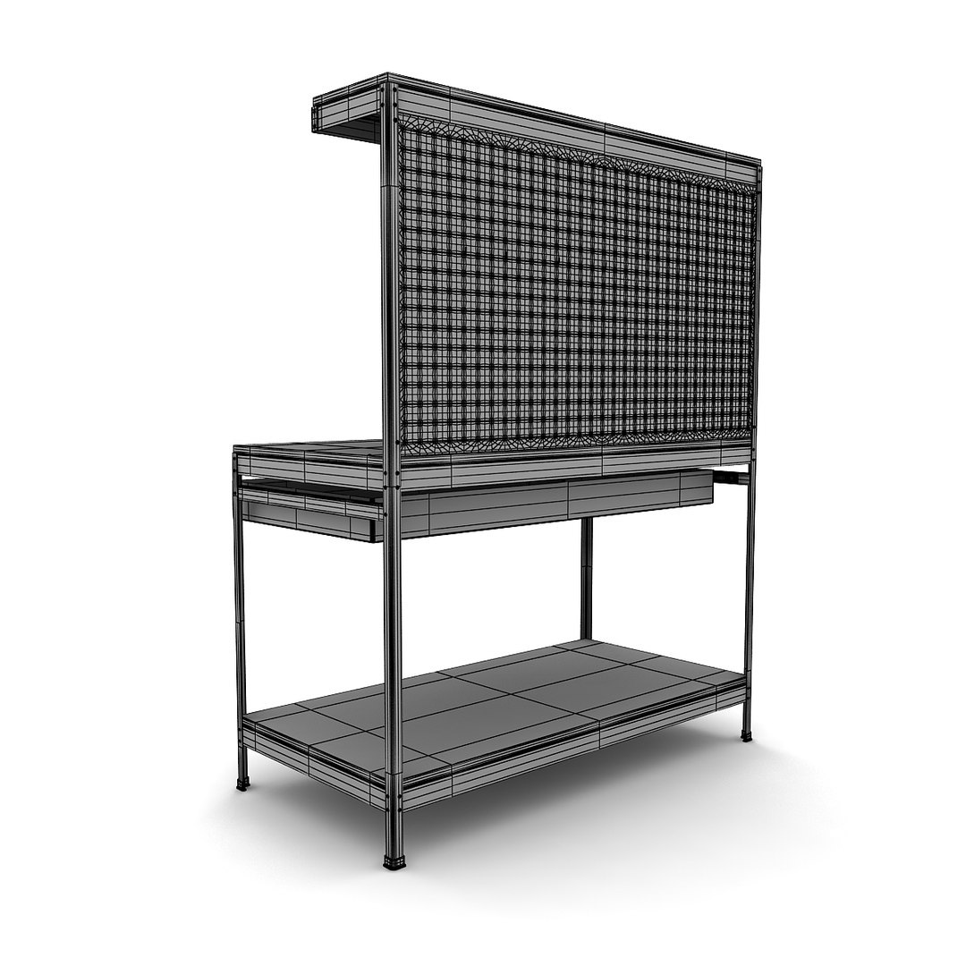 Workbench Garage Workshop 3d Max