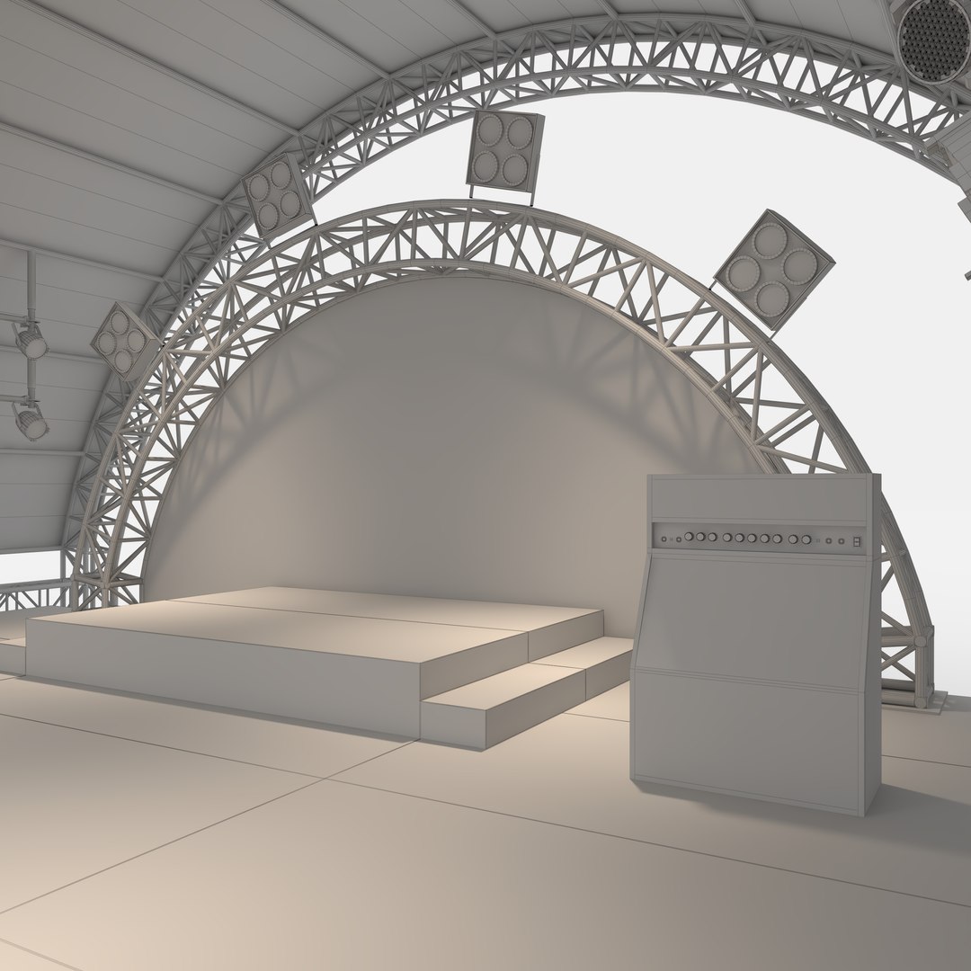 Stage 5 3D model - TurboSquid 2128748