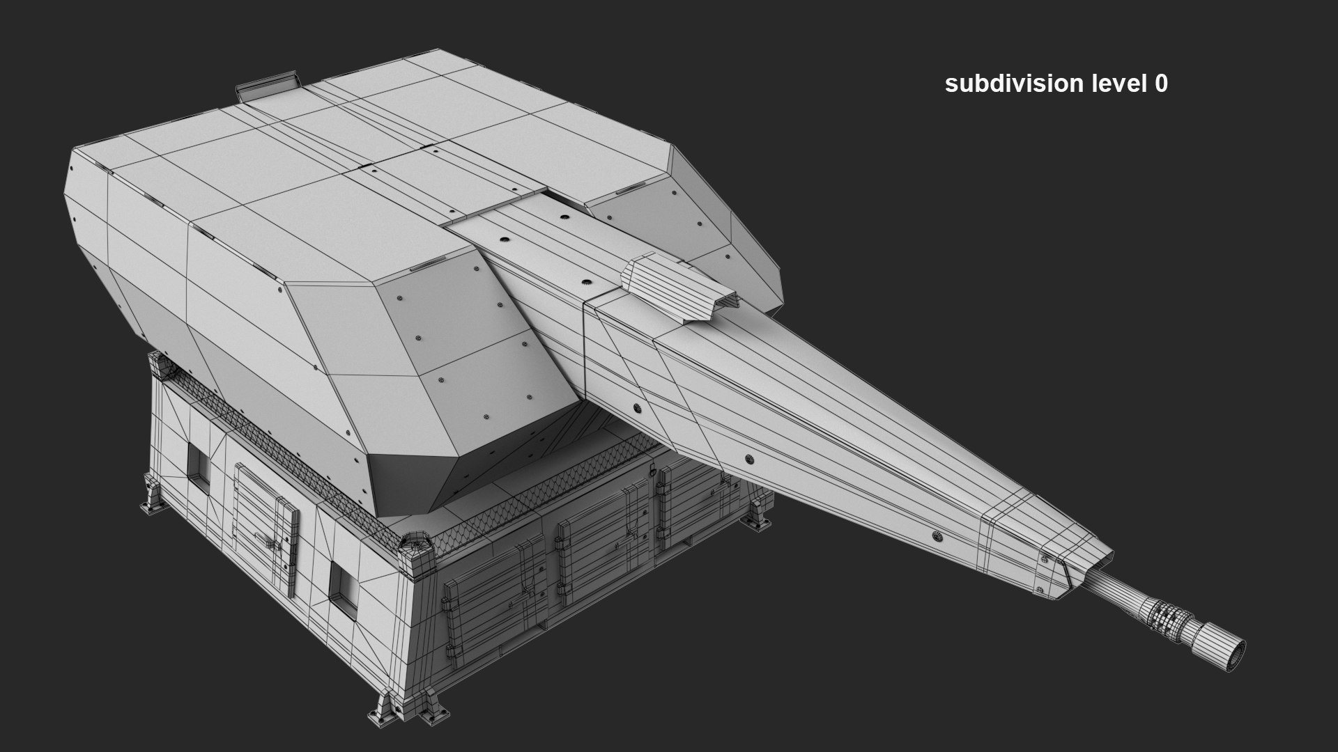 Naval Guns 3D model - TurboSquid 1762450