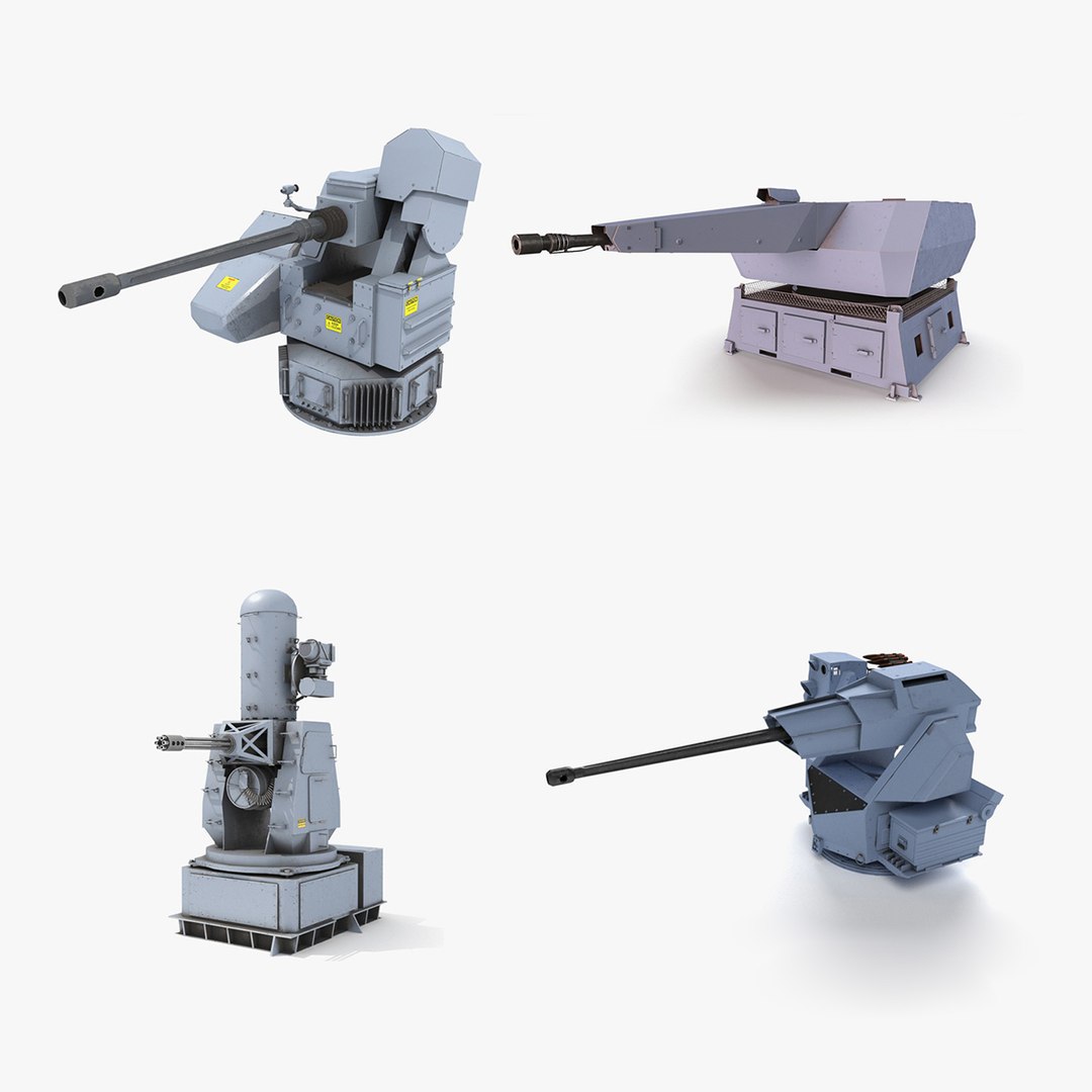 Naval Guns 3D model - TurboSquid 1762450
