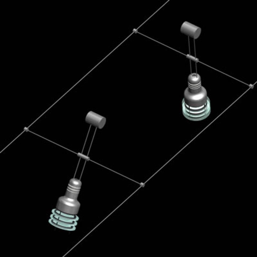 lamp wall wire 3d model