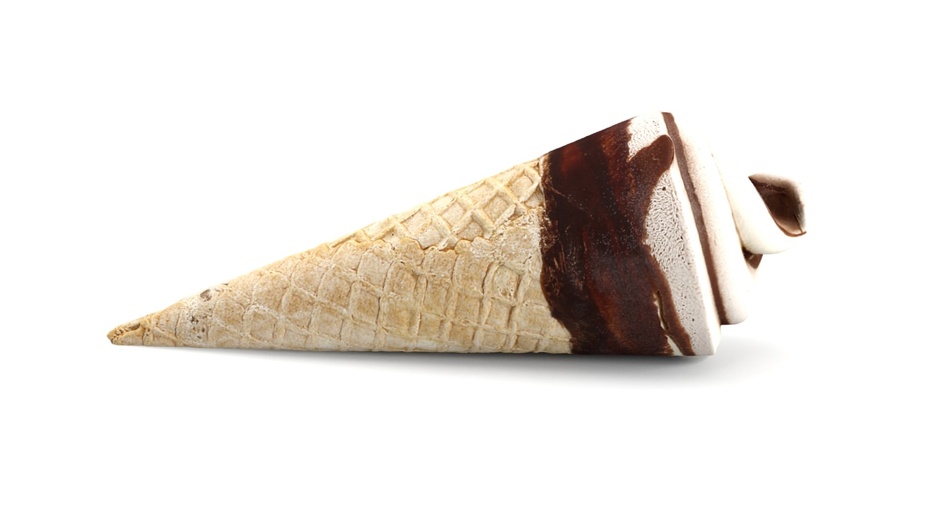 3d Ice Cream Cones Model