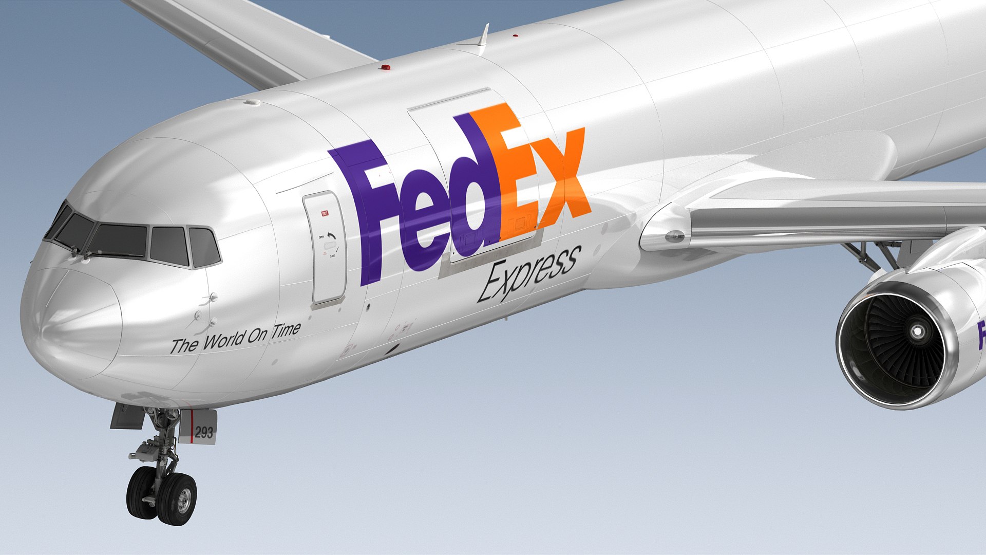 3D Boeing 767-300F FedEx Model - TurboSquid 2372076
