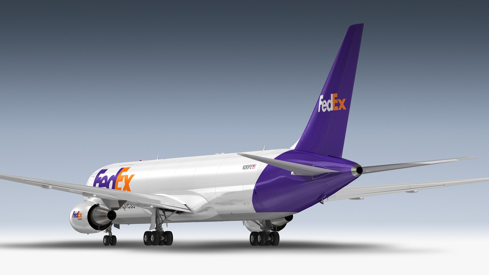 3D Boeing 767-300F FedEx Model - TurboSquid 2372076