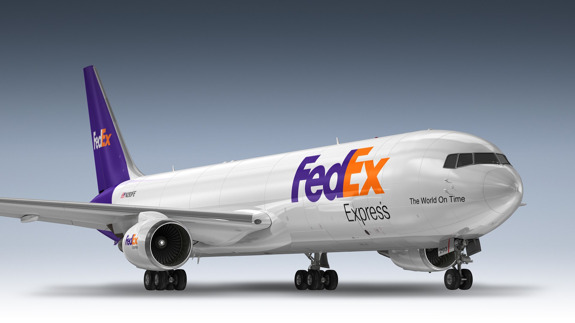 3D Boeing 767-300F FedEx Model - TurboSquid 2372076