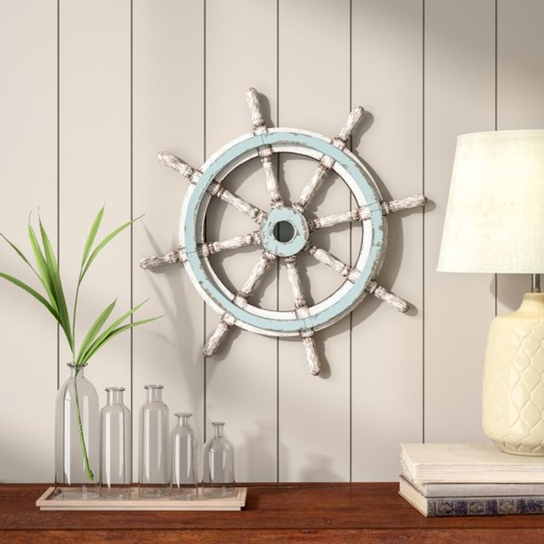 Decorative Wood Ship Wheel 3D Model - TurboSquid 1341021