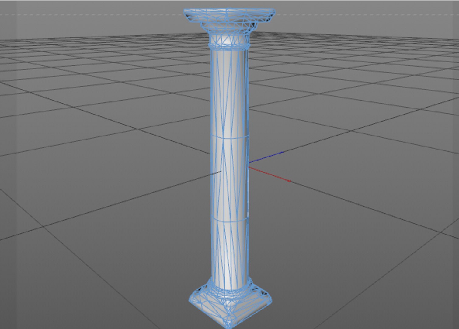 pillar 3d model