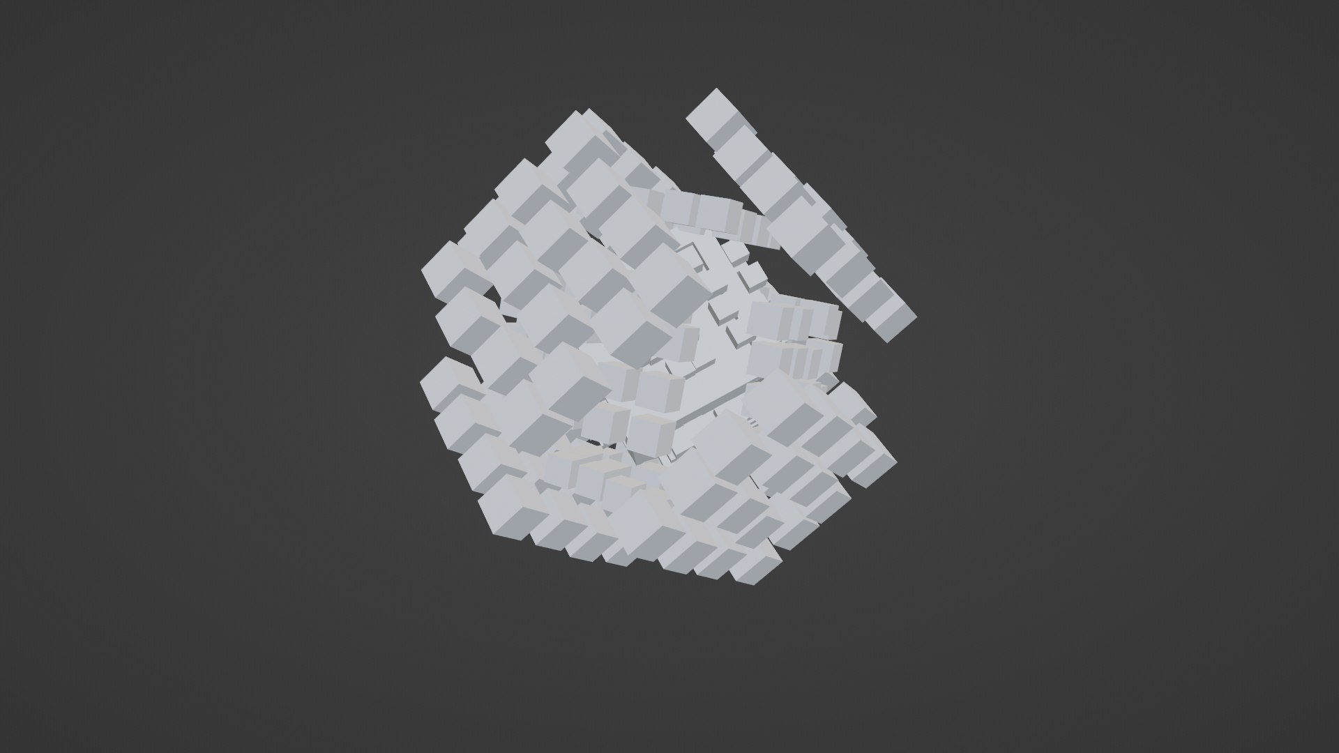 Cube Array Asset 3d Model Turbosquid 2213053