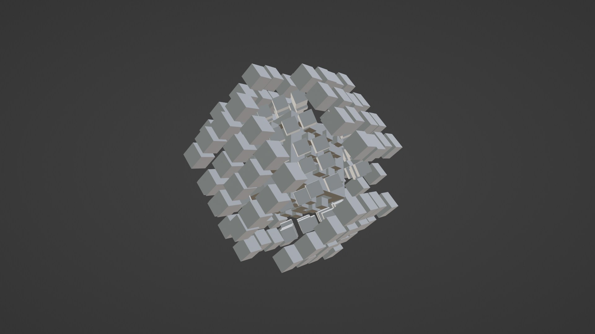 Cube Array Asset 3D Model - TurboSquid 2213053