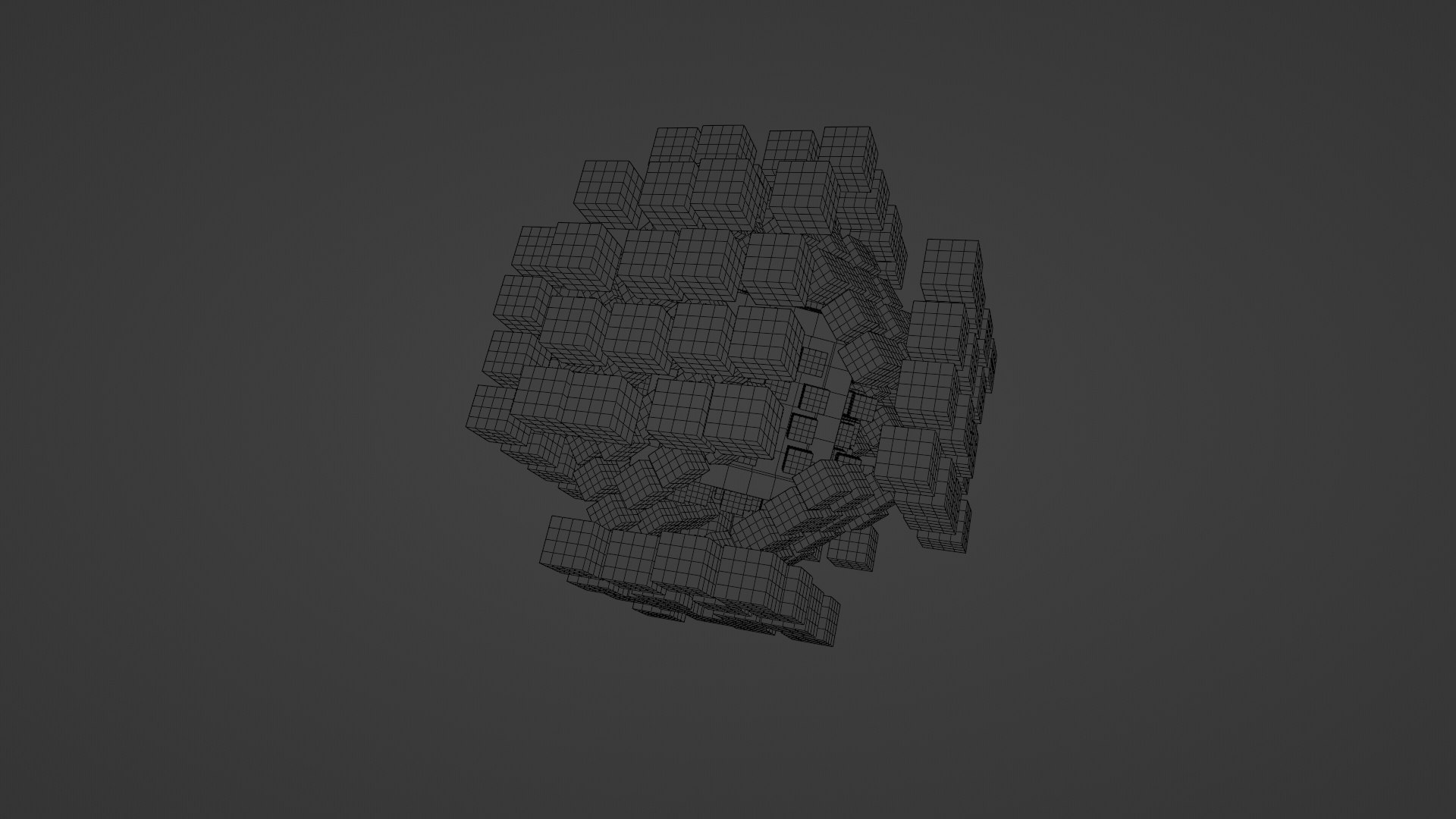 Cube Array Asset 3D Model - TurboSquid 2213053