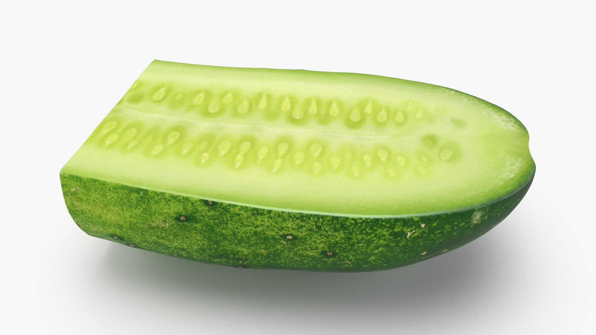 Half Cucumber 04 3D Model - TurboSquid 2060856
