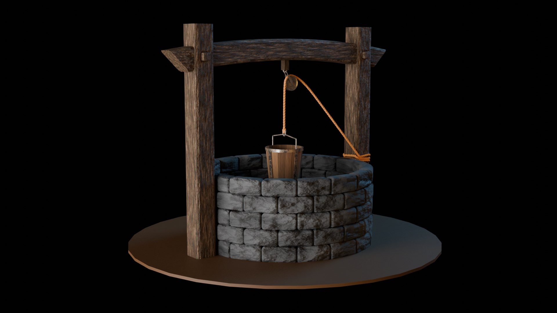 Water Well 3D Model - TurboSquid 2364944