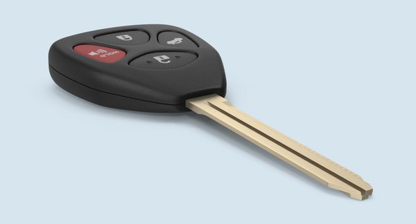 3d model of car-key-fob