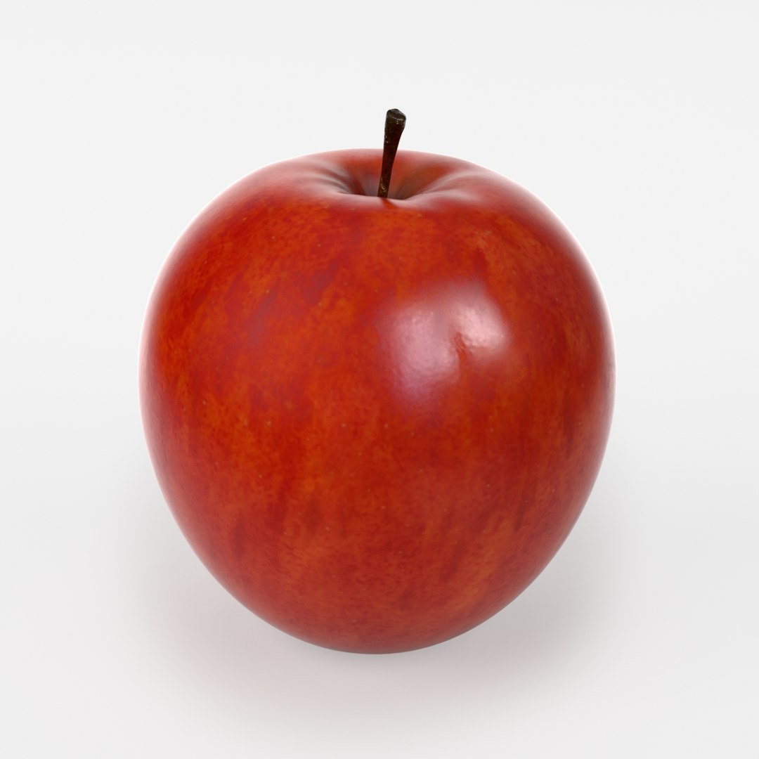 photorealistic red apple max free