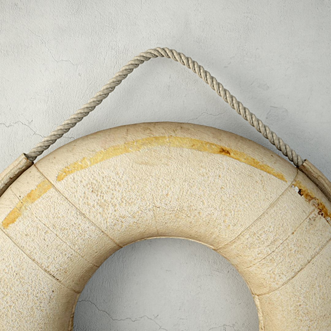 Vintage Life Preserver 3D Model - TurboSquid 1215539