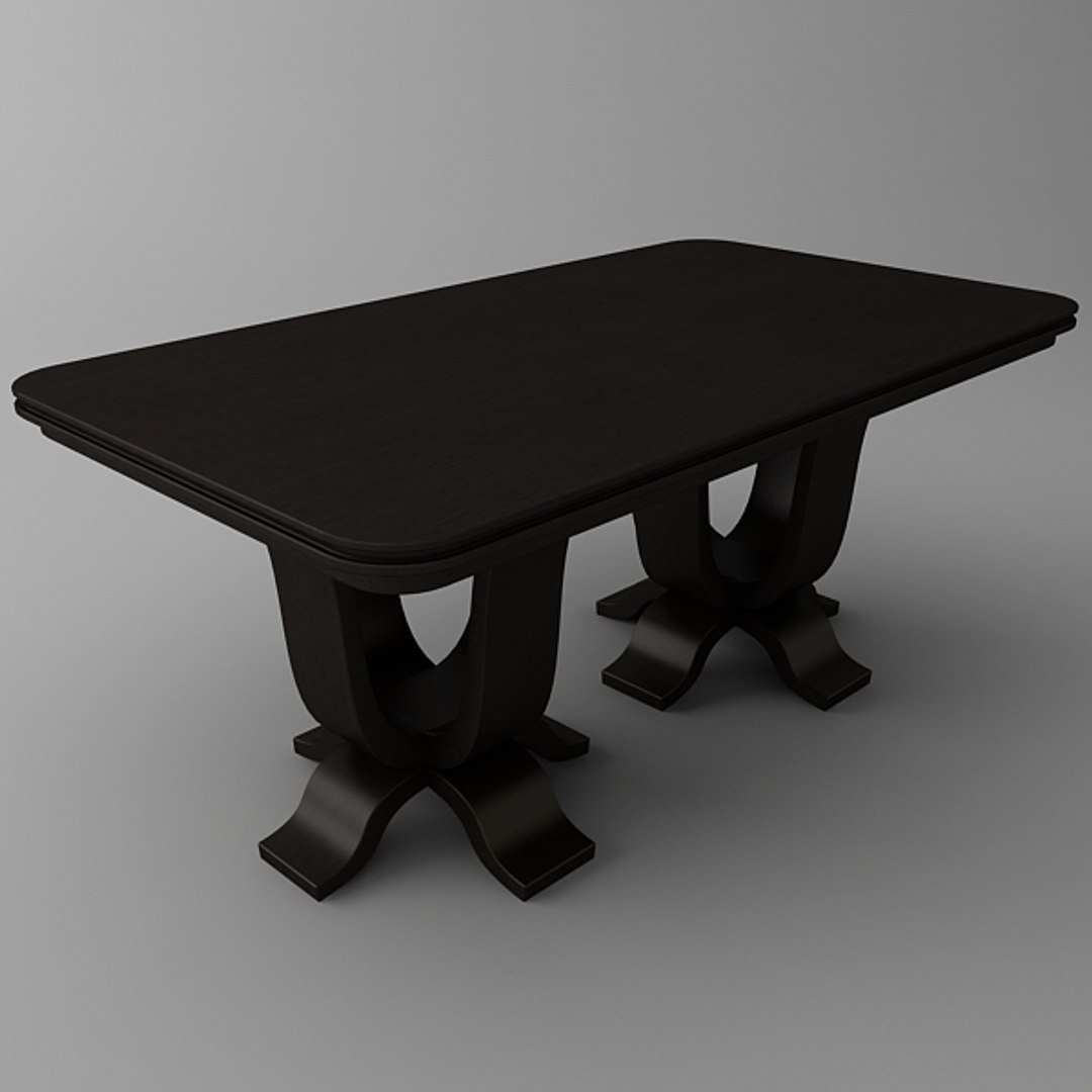 table materials 3d model
