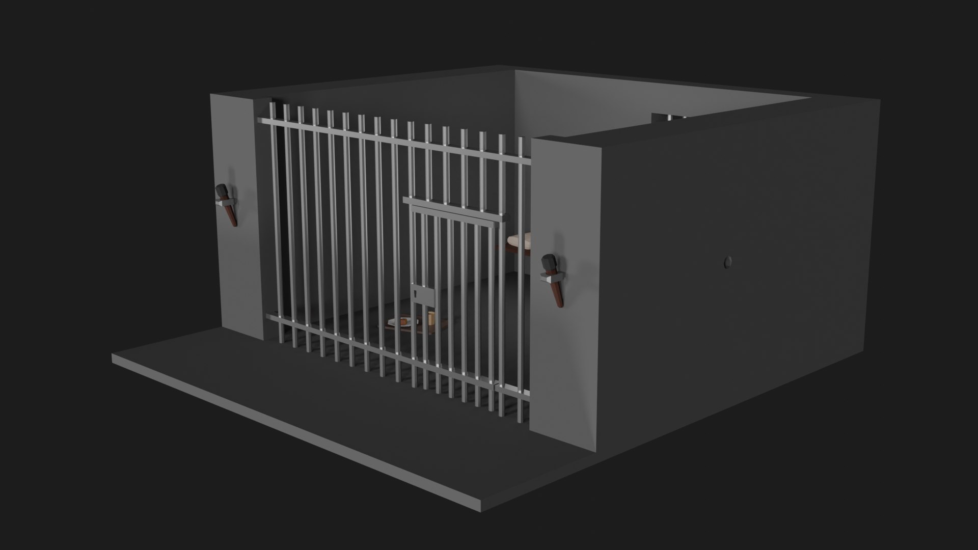 Lowpoly Prison model - TurboSquid 2166847