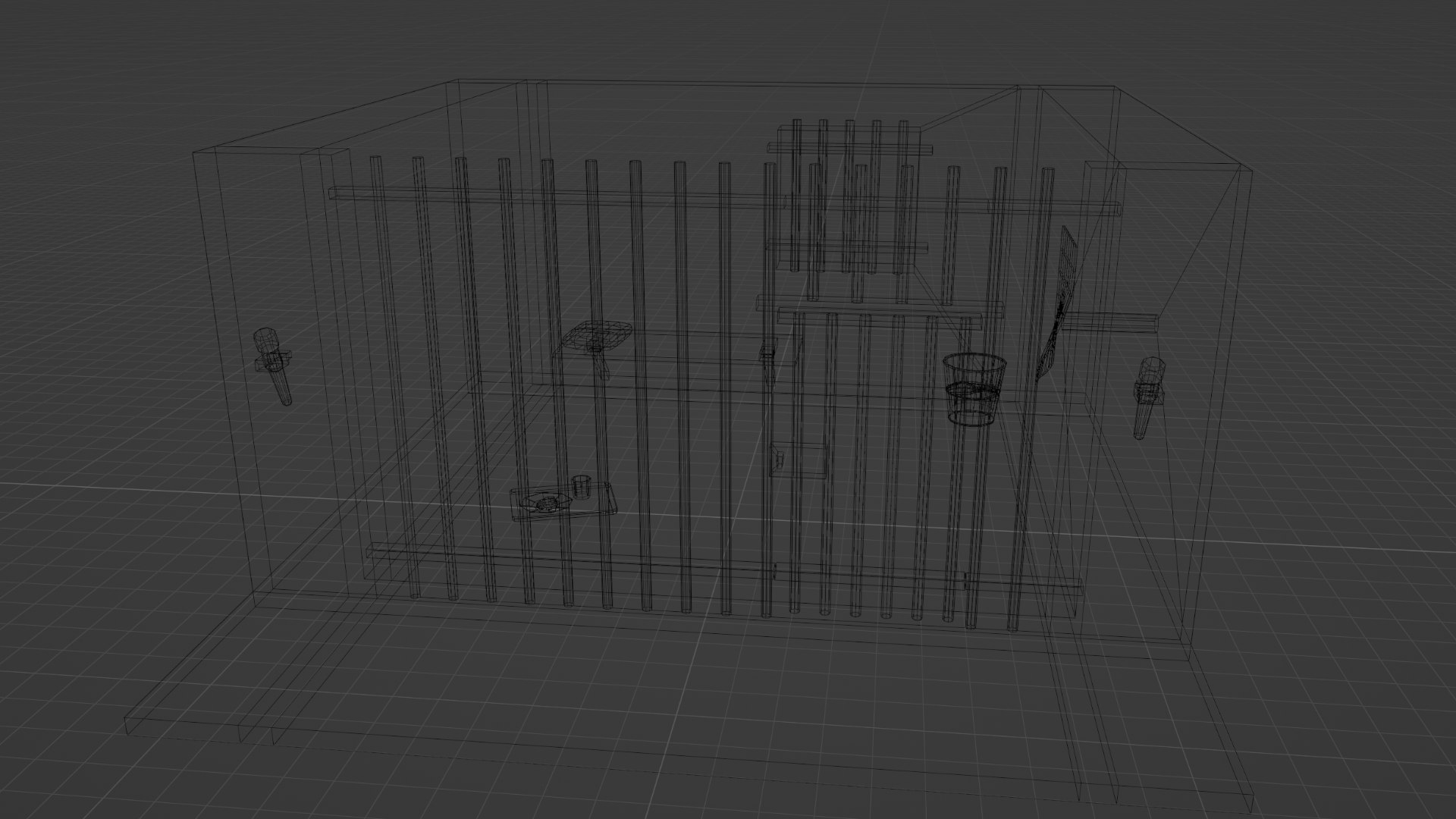 Lowpoly Prison model - TurboSquid 2166847