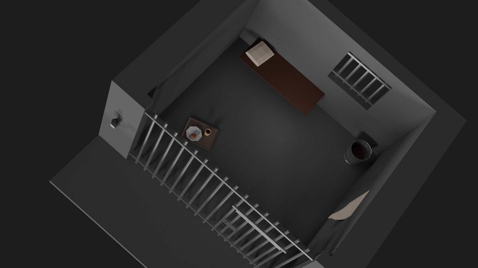 Lowpoly Prison model - TurboSquid 2166847