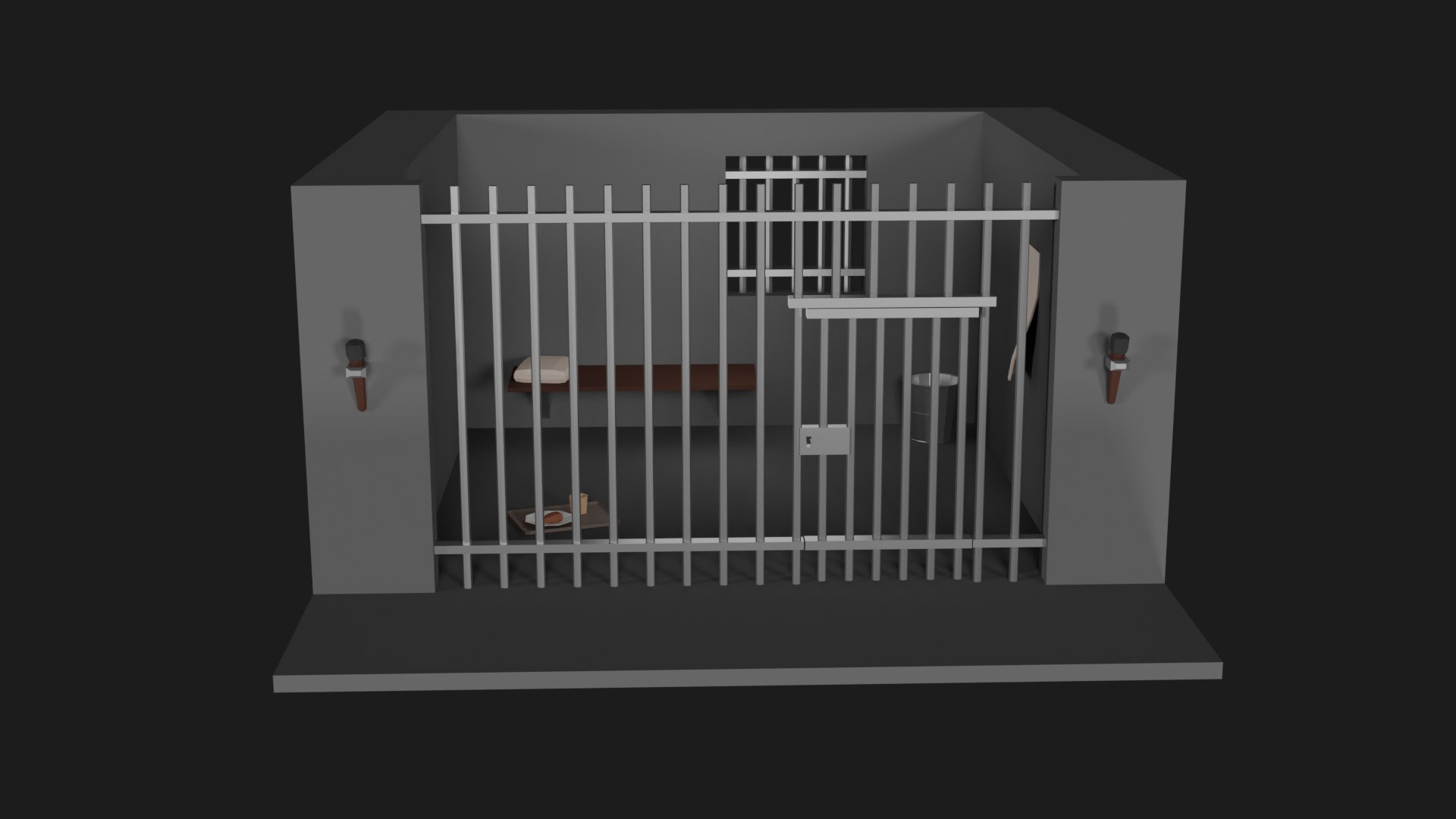 Lowpoly Prison model - TurboSquid 2166847