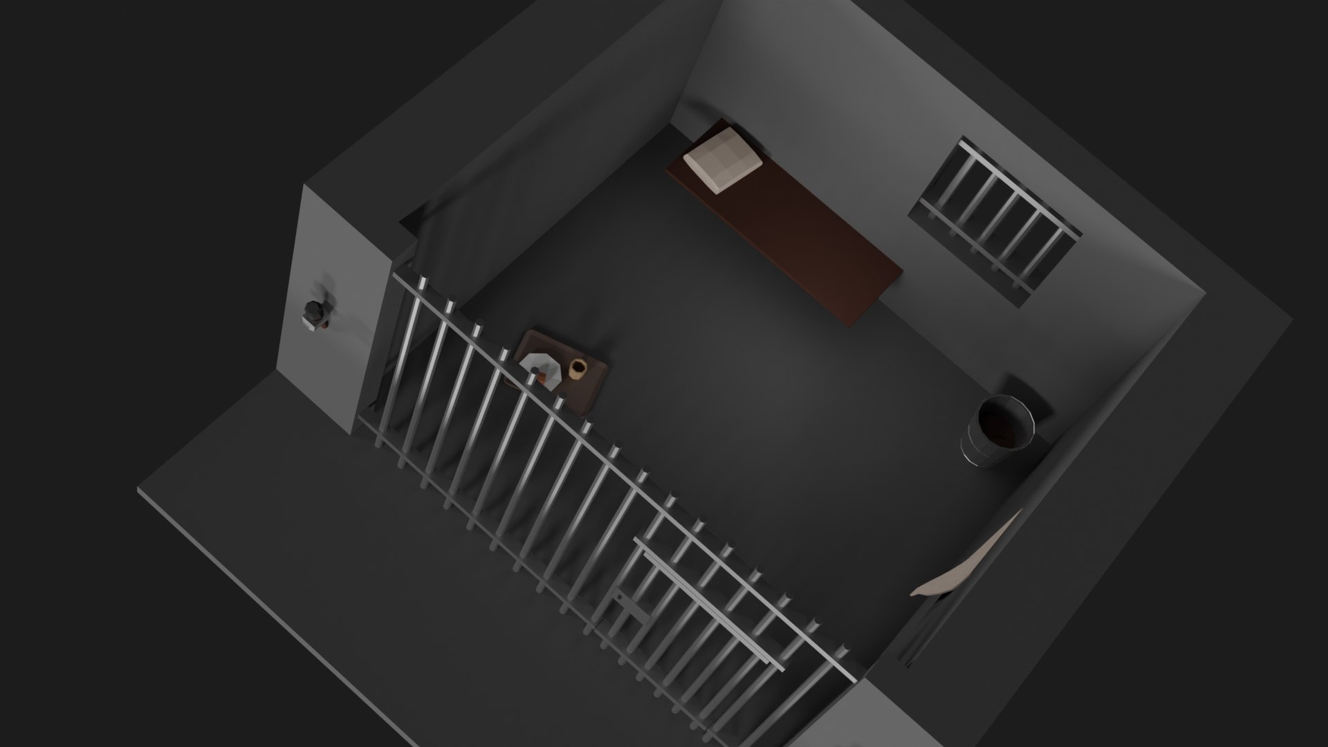 Lowpoly Prison model - TurboSquid 2166847