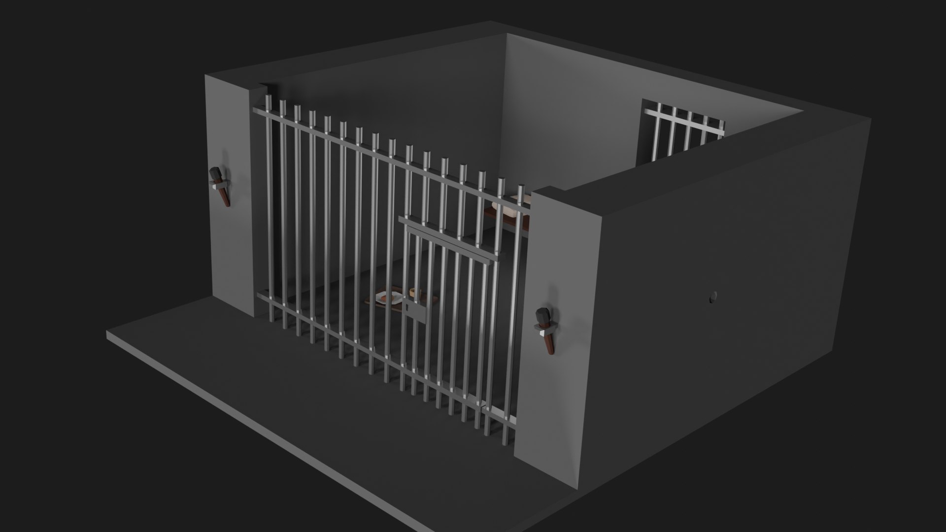 Lowpoly Prison model - TurboSquid 2166847