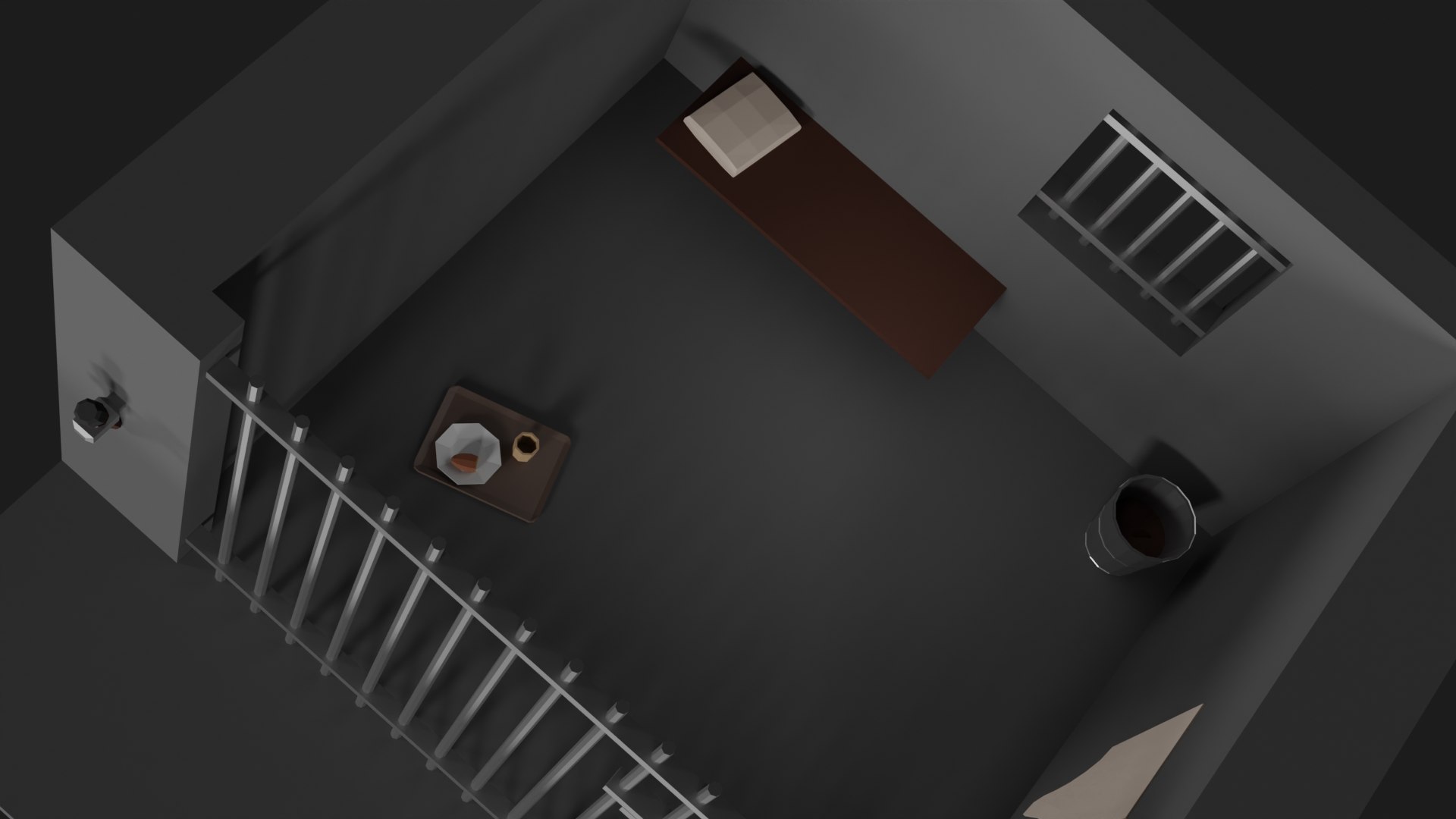 Lowpoly Prison model - TurboSquid 2166847