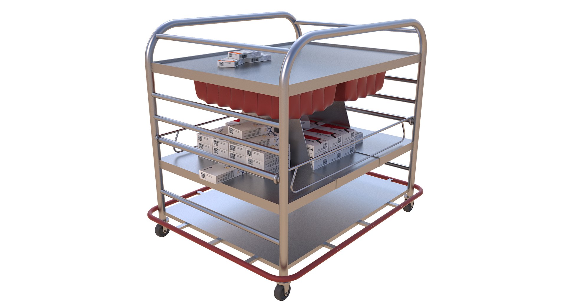 Medical Cart Collection 3D Model - TurboSquid 1864620