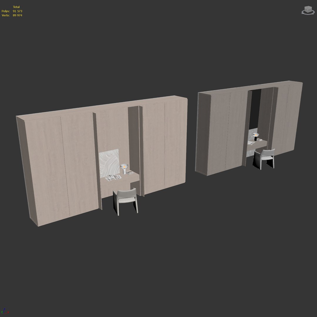 3D Workplace Set 04 - TurboSquid 2065371