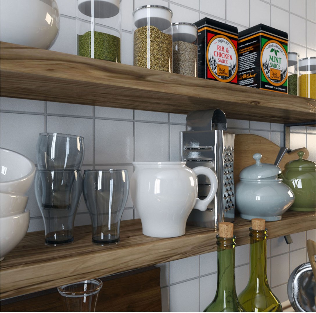 3D Kitchen Set - TurboSquid 1788054