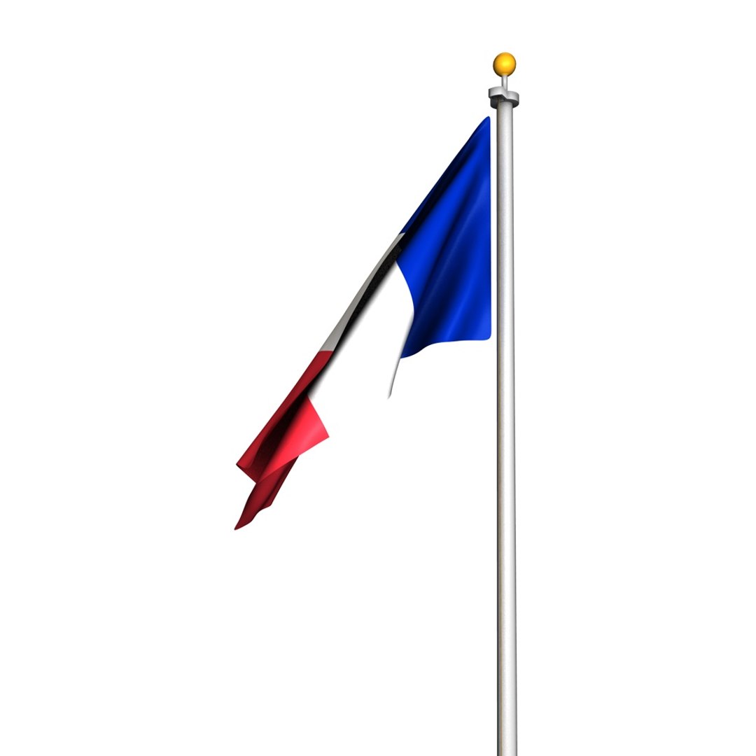 3D French Flag - TurboSquid 1179719