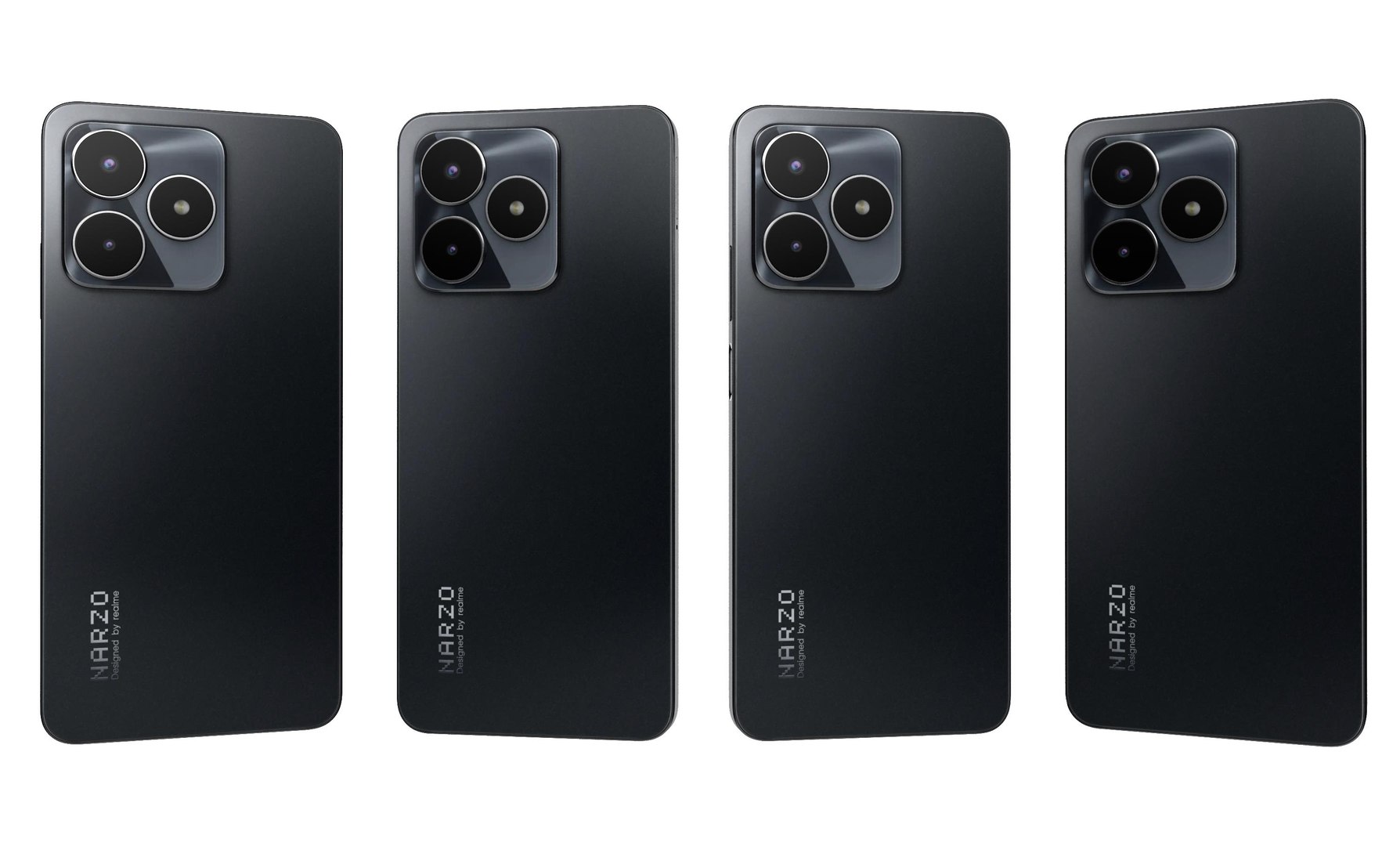 3D Realme Narzo N53 Black And Yellow model - TurboSquid 2073608