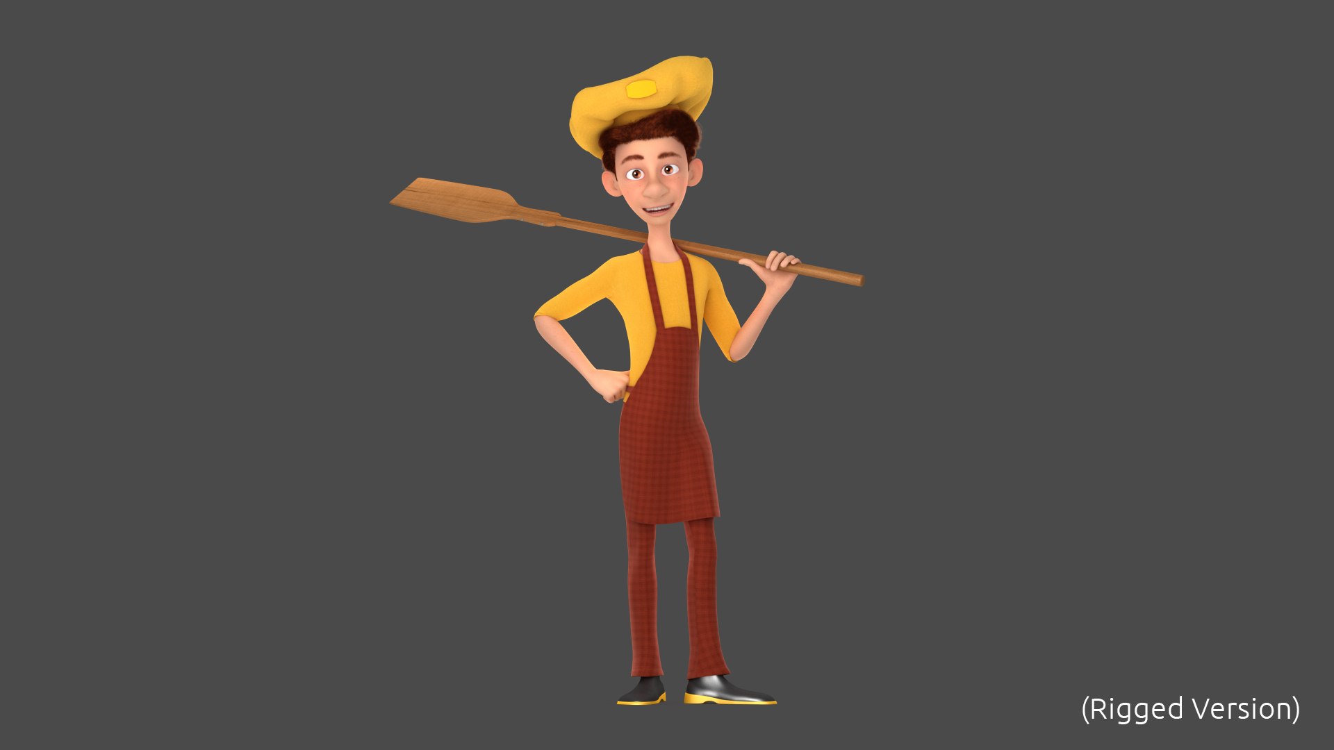 Cartoon Baker 3D - TurboSquid 1720878