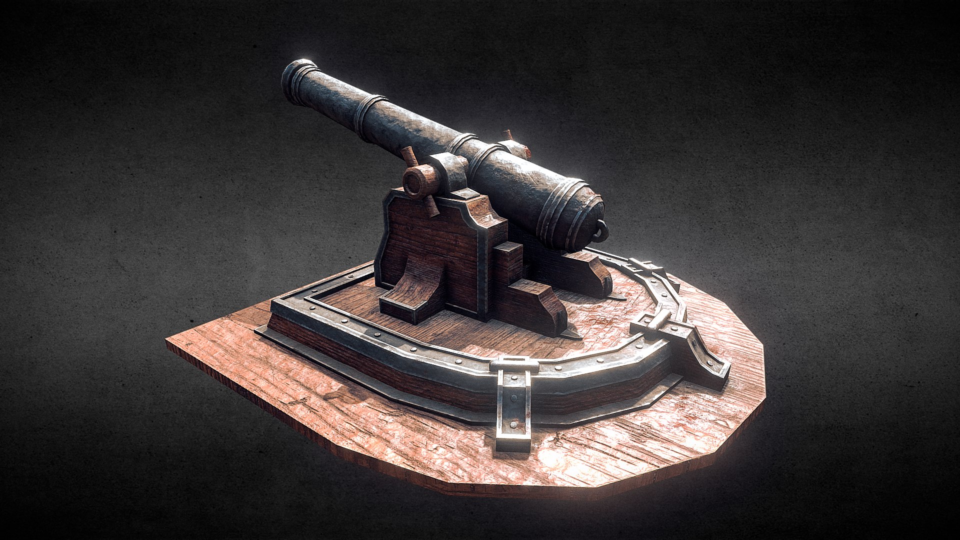 Cannon 3D Model - TurboSquid 1232471