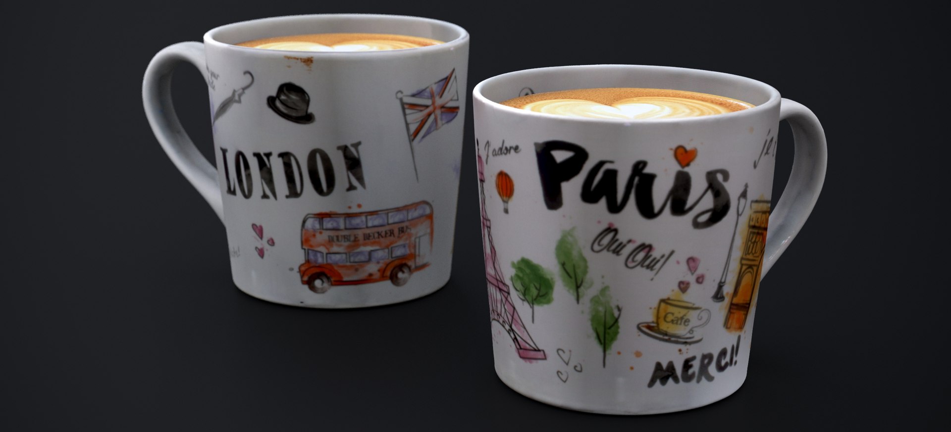 3D EUROPEAN COFFEE MUG 2024 - TurboSquid 2289313