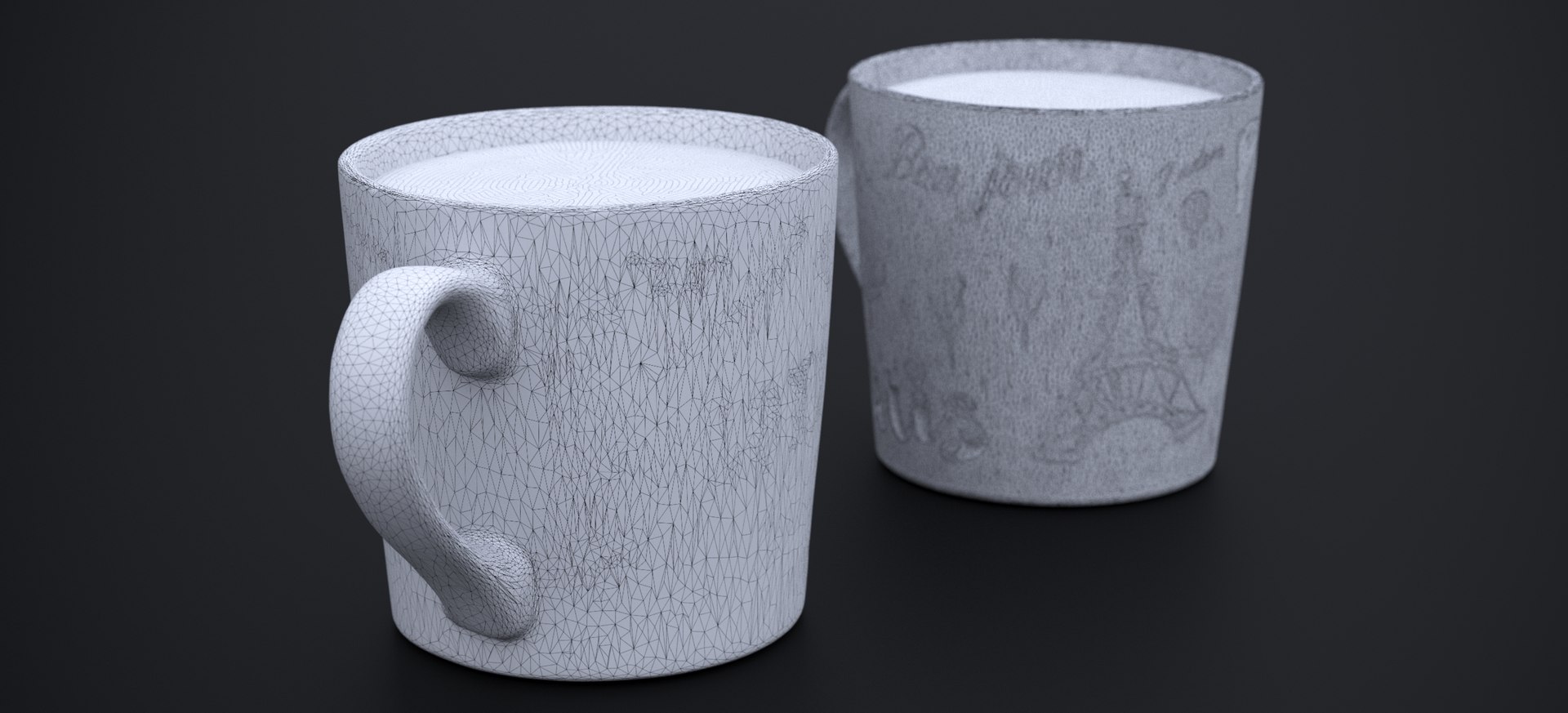 3D EUROPEAN COFFEE MUG 2024 - TurboSquid 2289313