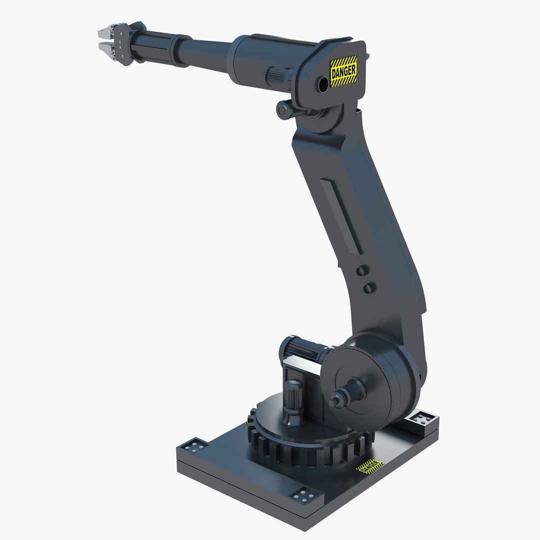 3D Robotic Arm - Black model - TurboSquid 1923041