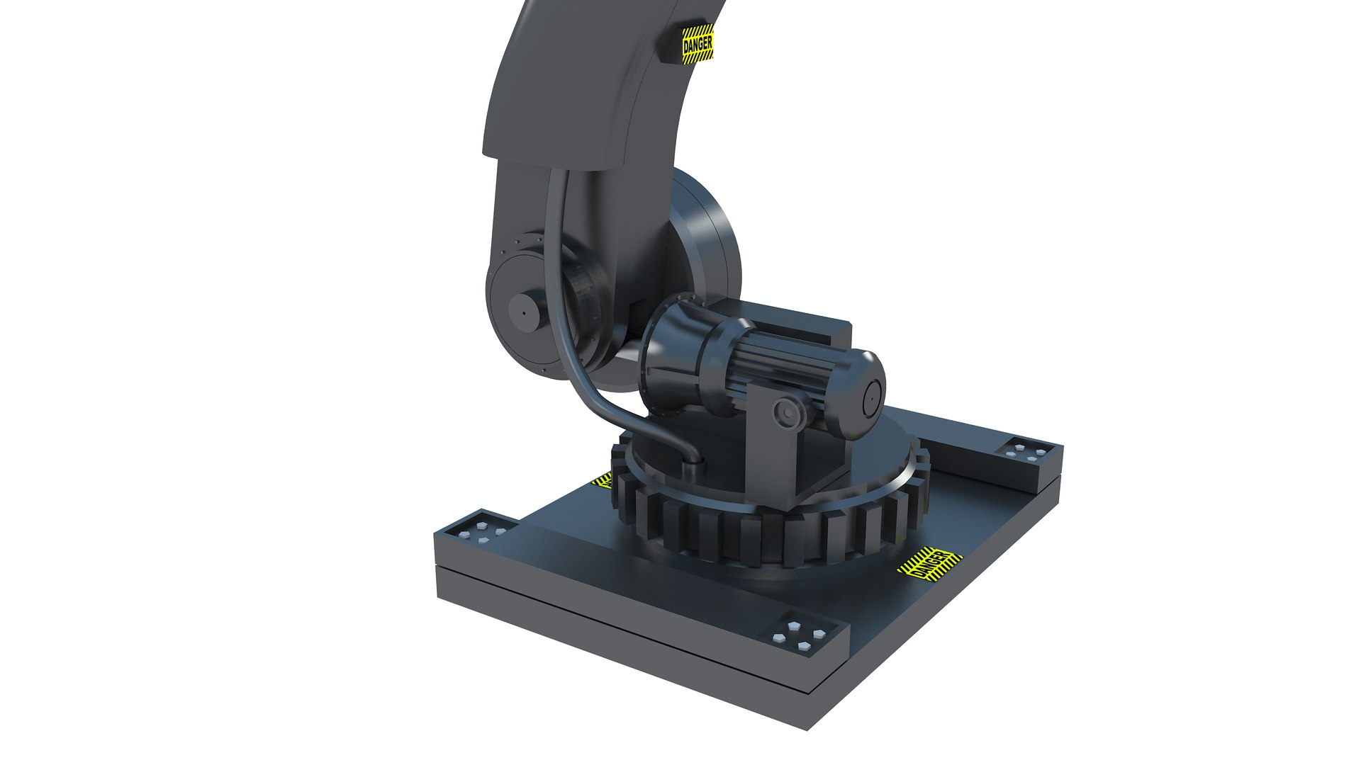 3D Robotic Arm - Black Model - TurboSquid 1923041