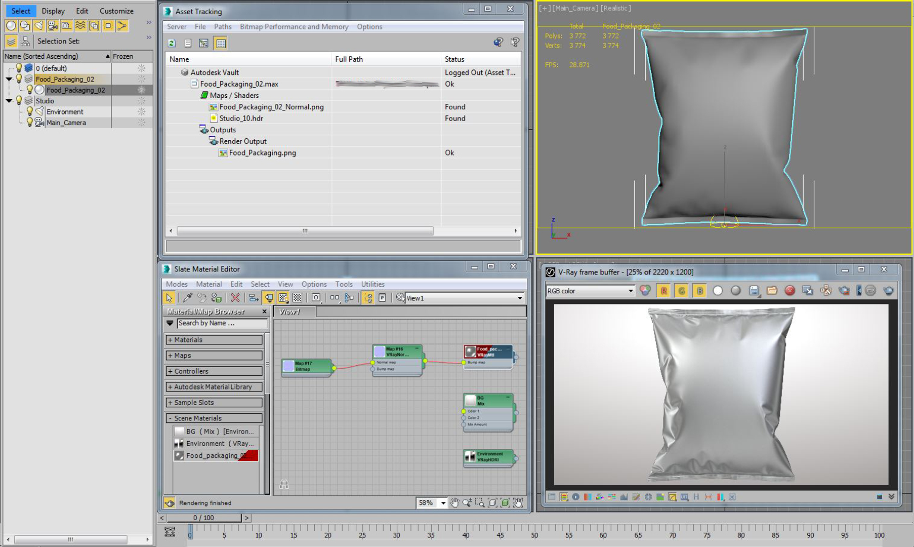 3D realistic food packaging 02 - TurboSquid 1234142