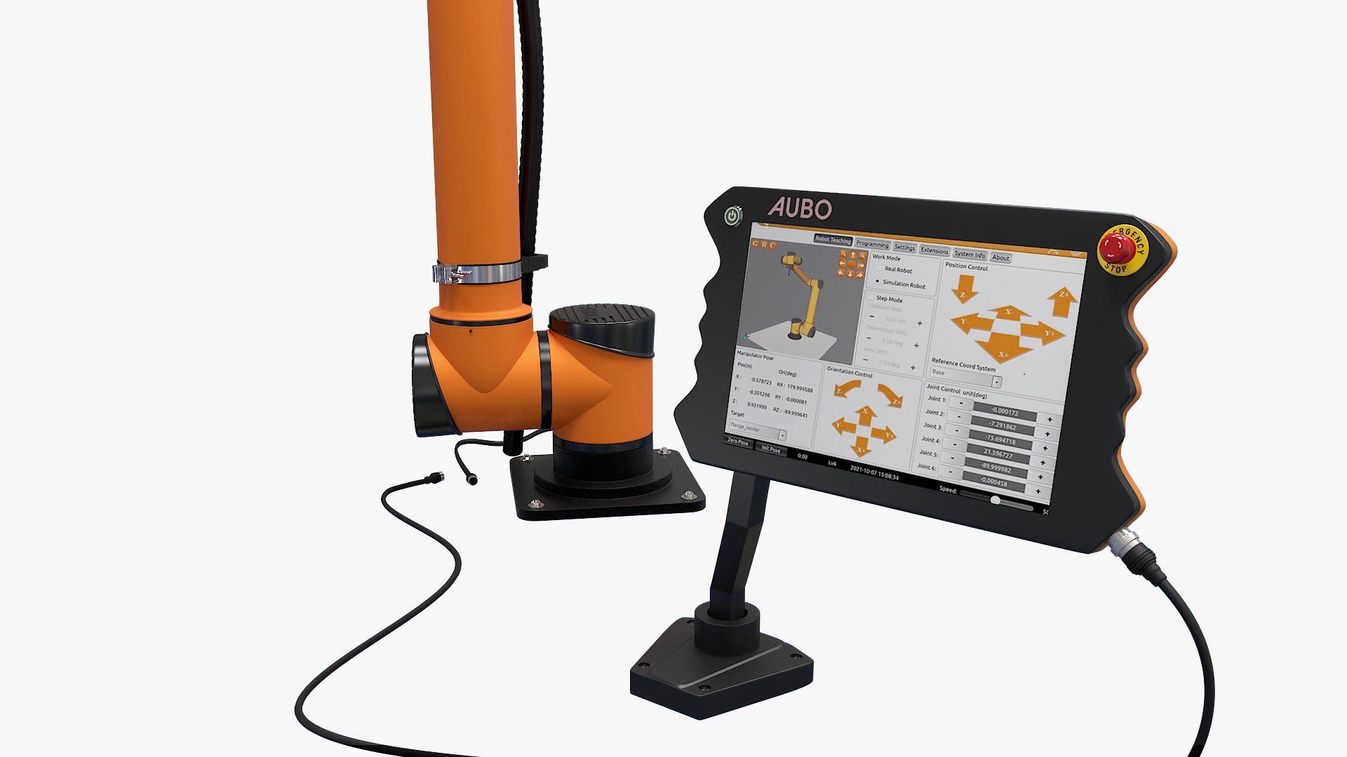 AUBO Robot With Magnet Gripper Tool 3D - TurboSquid 2357221