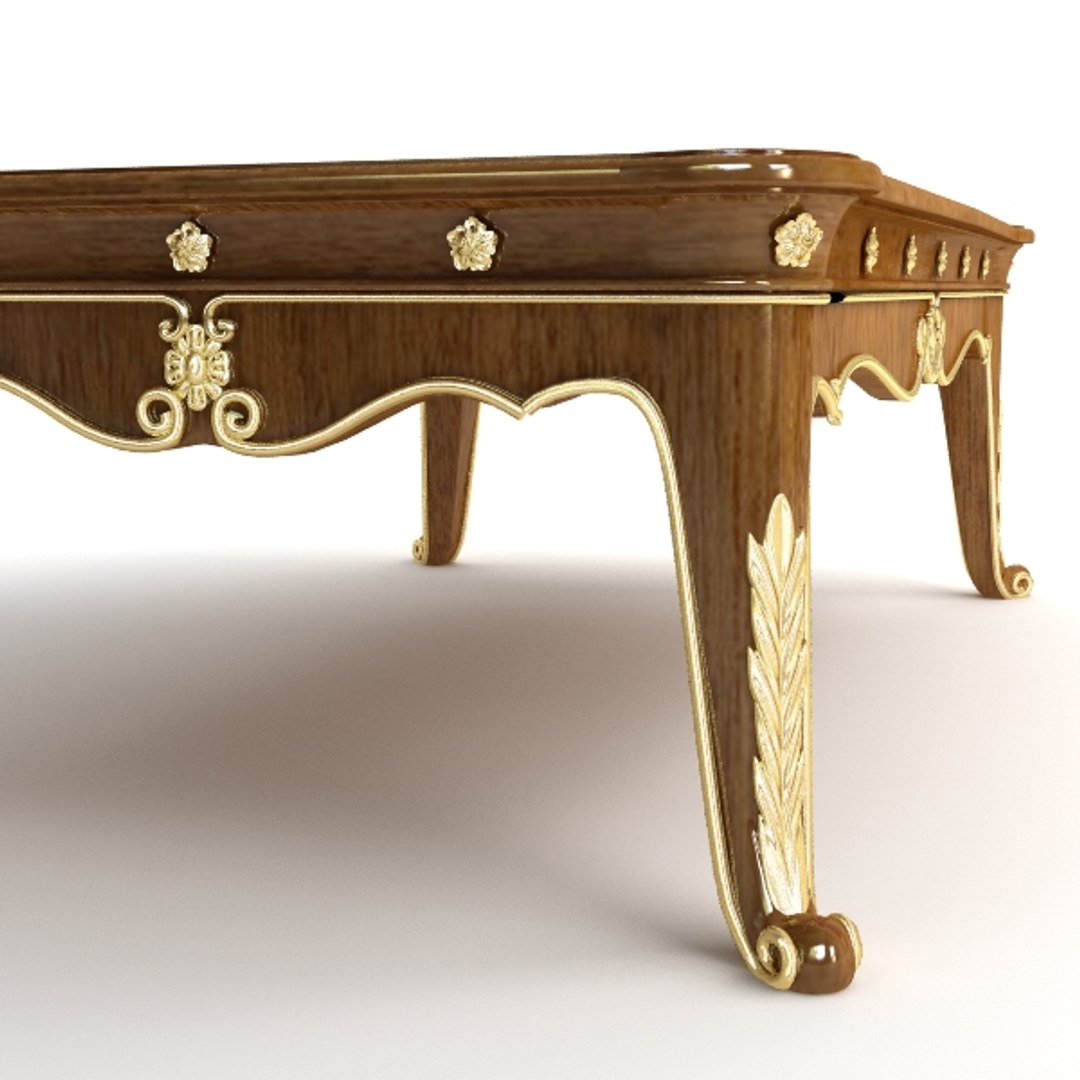 3d model table antique