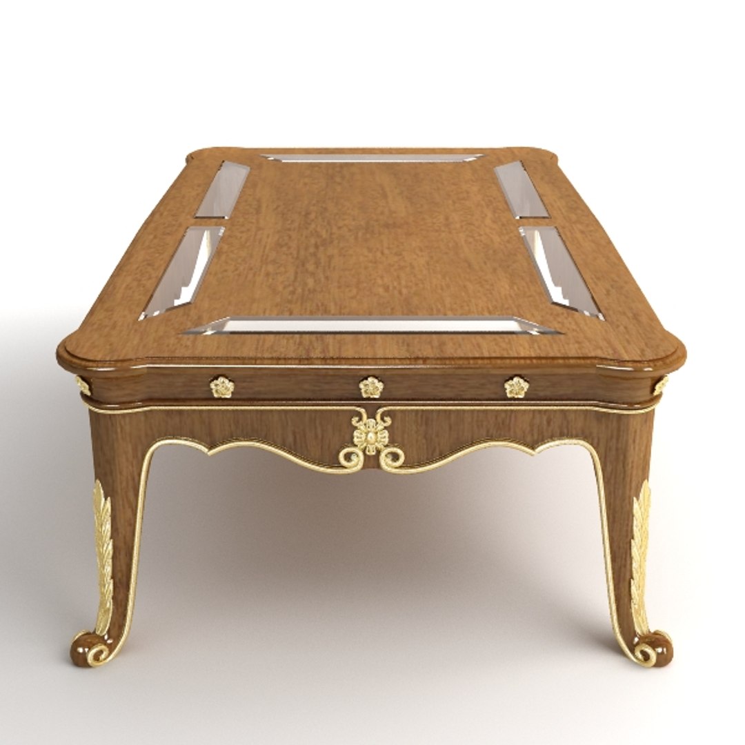 3d model table antique