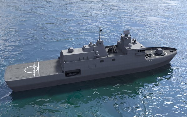 Fragata F 200 - Classe Tamandaré Modelo 3D - TurboSquid 2167835