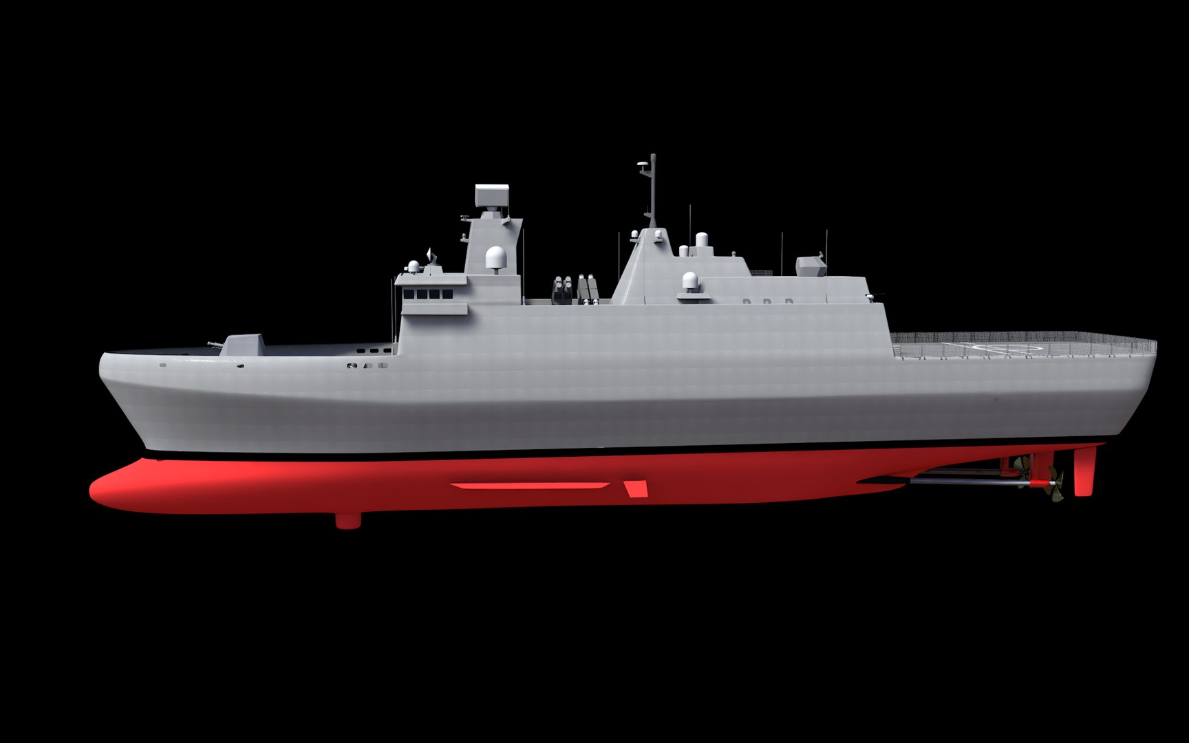 3D F 200 Frigate - Tamandare Class Model - TurboSquid 2167835